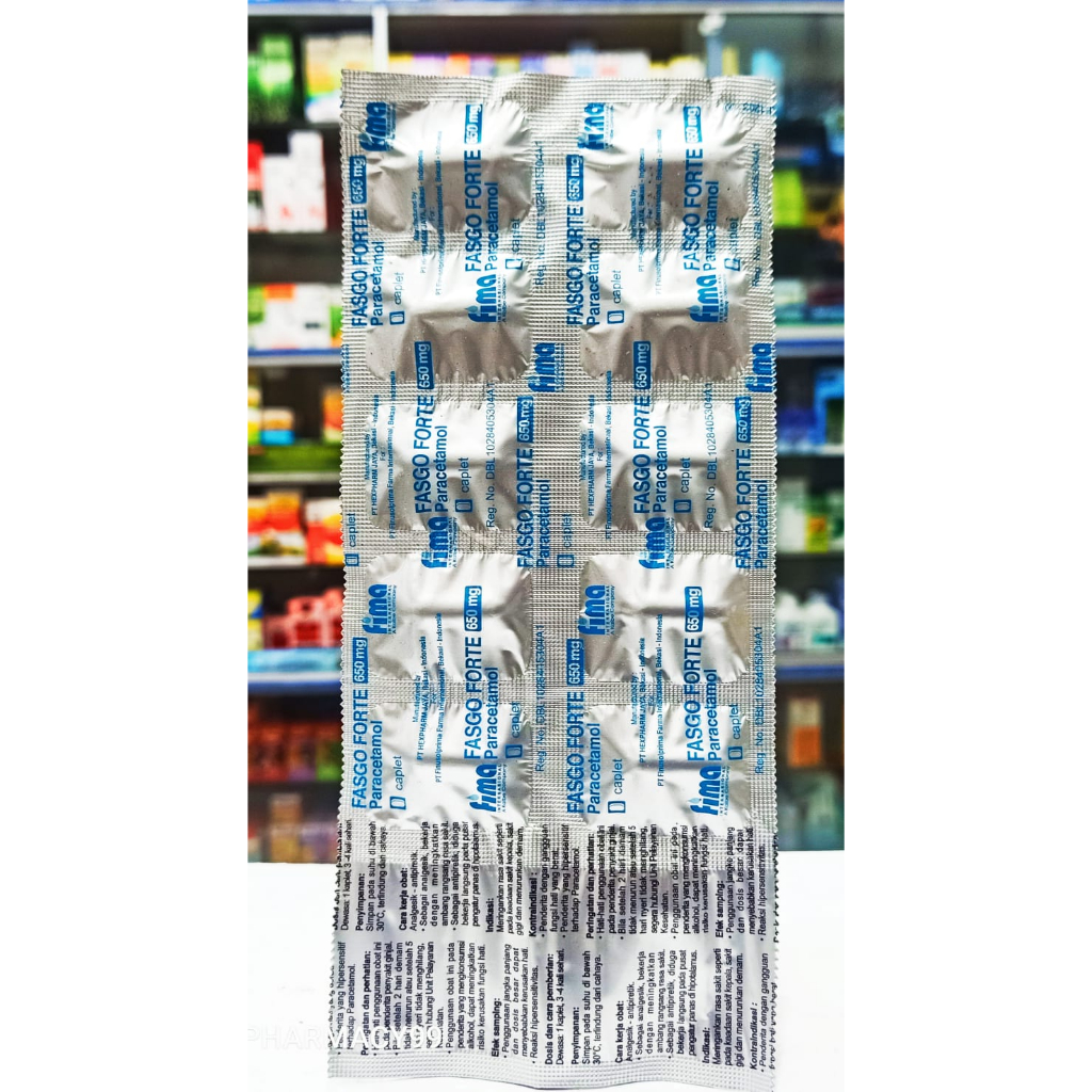 Jual Fasgo Forte 𝟏 𝐒𝐓𝐑𝐈𝐏 𝐈𝐒𝐈 𝟏𝟎 𝐓𝐀𝐁𝐋𝐄𝐓 - Meredakan Demam, Sakit Kepala ...