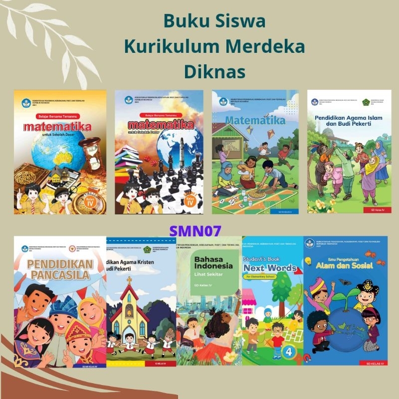 Jual Buku Siswa SD Kelas 4 Kurikulum Merdeka Diknas | Shopee Indonesia