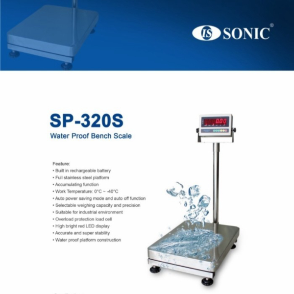 Jual timbangan SONIC SP - 320S 150 KG / TIMBANGAN TAHAN AIR TIMBANGAN IKAN Diskon | Shopee Indonesia