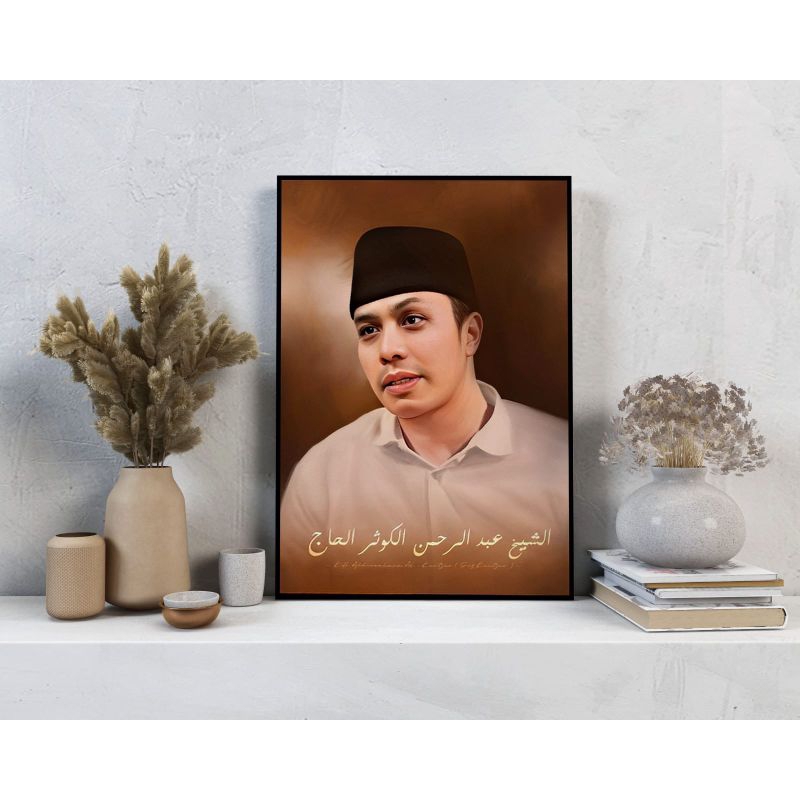 Jual lukisan,hiasan dinding,foto gus kautsar,poster kayu | Shopee Indonesia