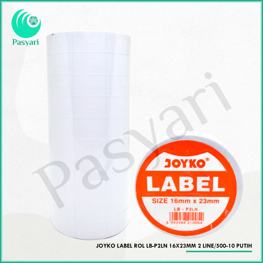 Jual JOYKO LABEL ROL LB-P2LN 16x23mm 2 LINE/500-10 PUTIH | Shopee Indonesia