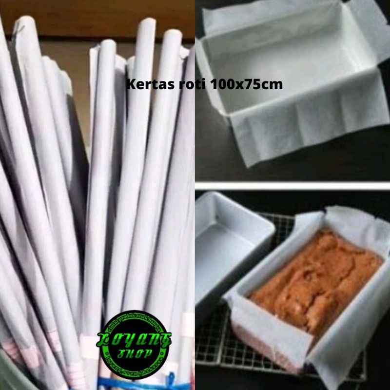 Jual kertas roti,alas roti baking paper 100x75cm | Shopee Indonesia