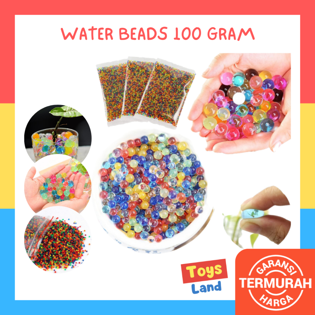 Jual Water Beads 100 Gram Mainan Waterbeads Mainan Jelly Mainan ...