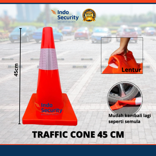 Jual Traffic cone /Kerucut Lalu Lintas 45 Cm | Shopee Indonesia