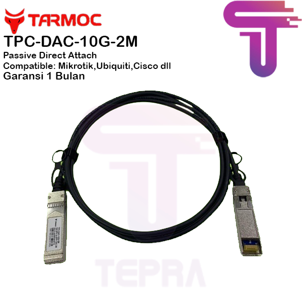 Jual Tarmoc TPC-DAC-10G-2M | SFP+ Passive Direct Attach Cable 2 Meter ...