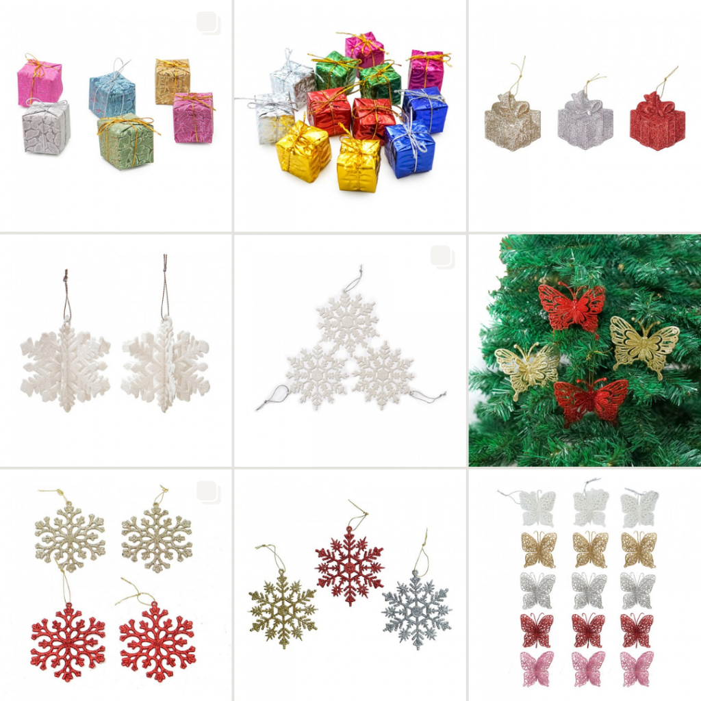 Jual Hiasan Natal Frozen Bunga Dekorasi Aksesoris Ornament Gantungan ...