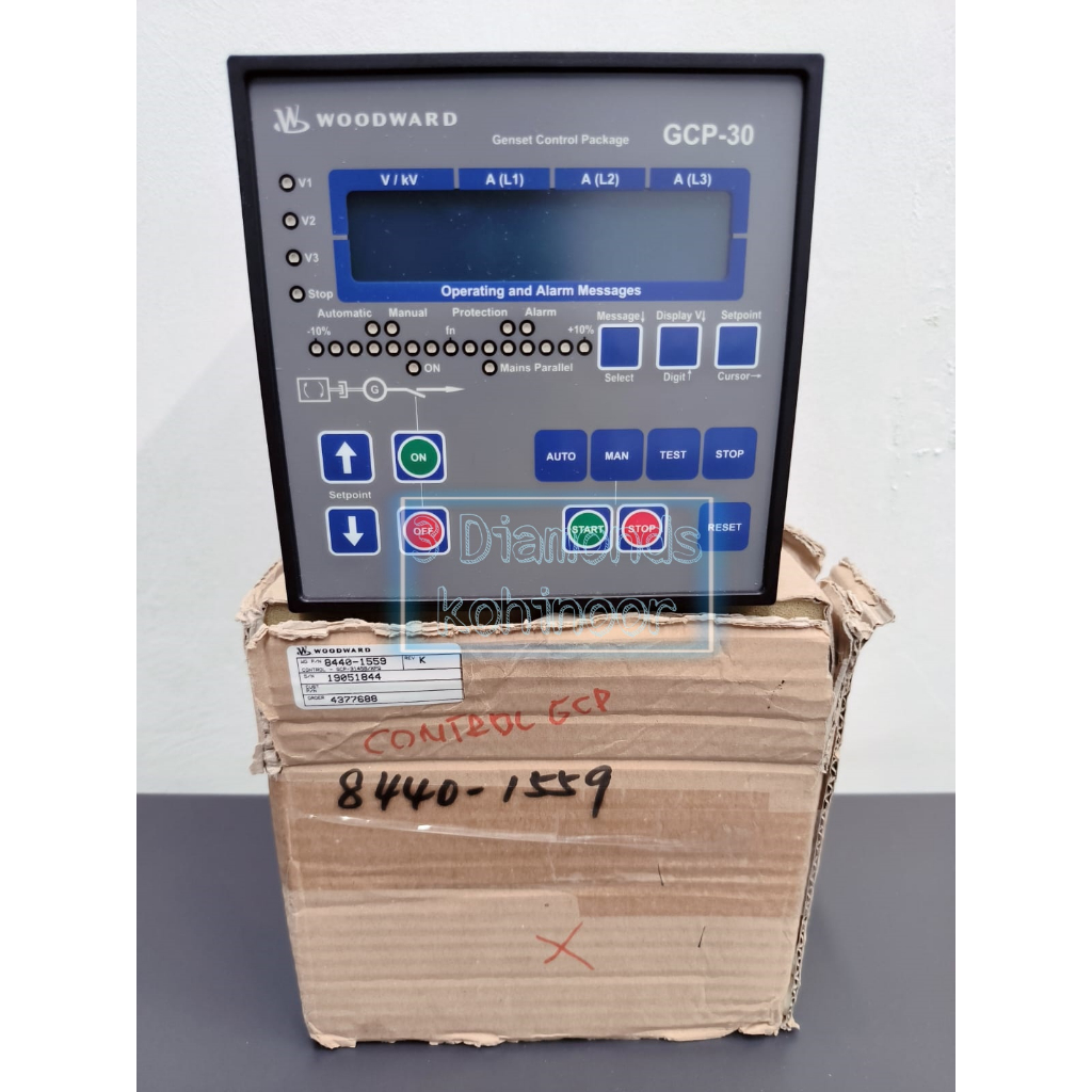 Jual WOODWARD GCP-30 GENSET CONTROL PACKAGE MAINS & GENERATOR ...