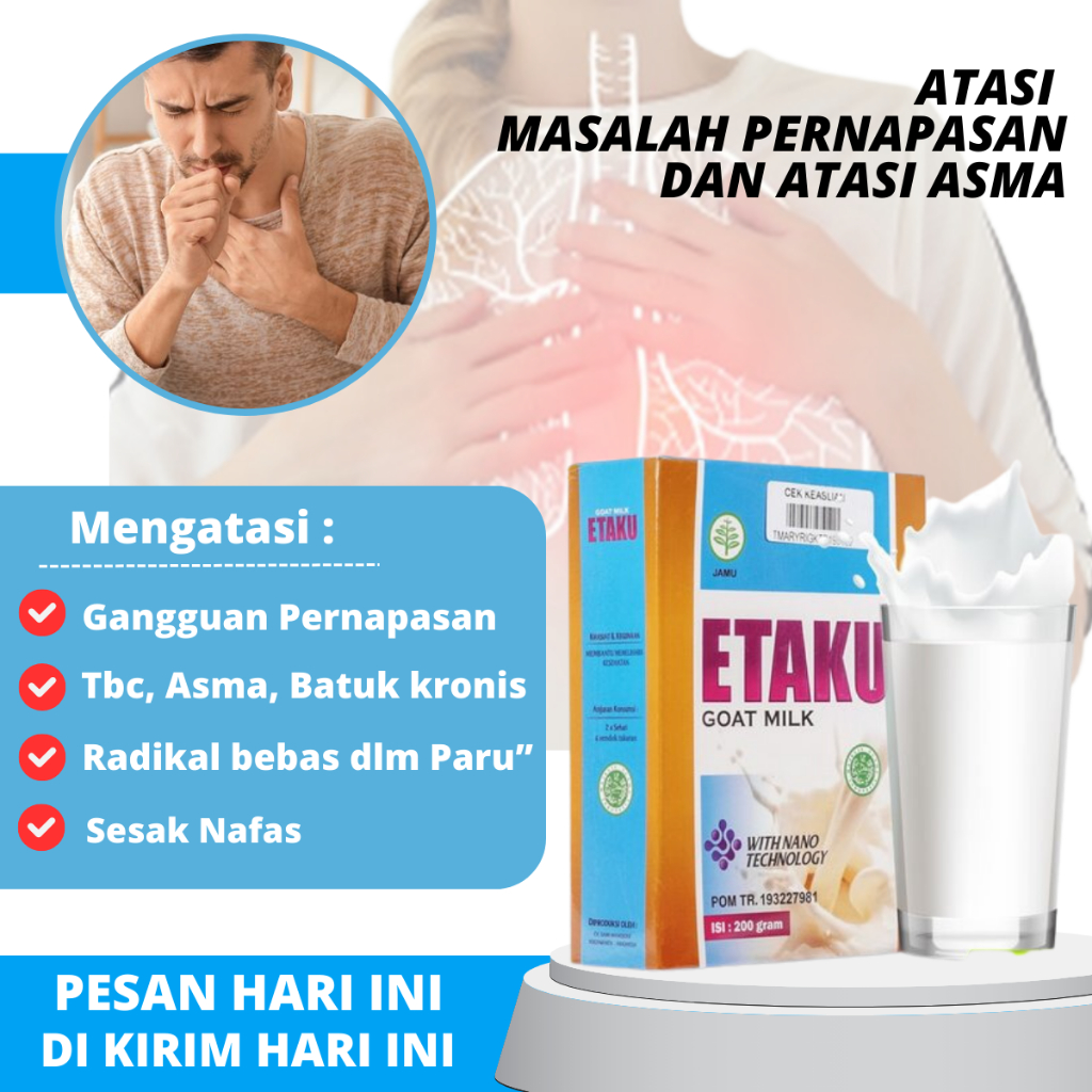 Jual Etaku - Susu atasi Gangguan Pernapasan Pernafasan, Obat Asma ...