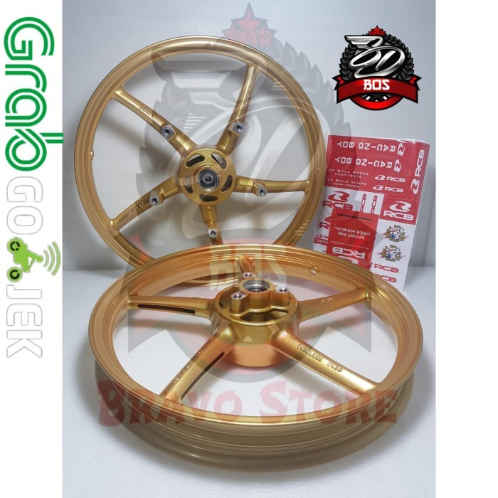 Jual Sport Rim/Velg Racing RCB SP522/SP 522 palang 5 Ring 17 lebar 140 ...