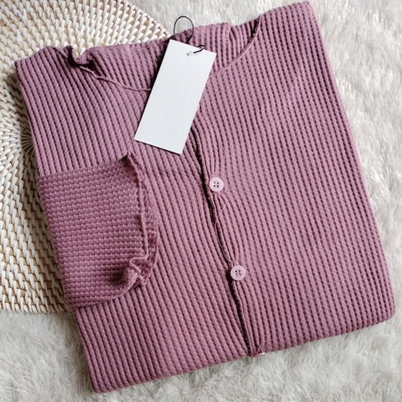 Jual CARDIGAN CEWEK MOTIF POLOS VARIAN 50 WARNA STYLE KOREAN | Shopee ...