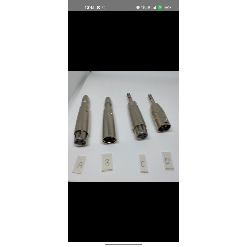 Jual ADAPTER KONEKTOR/JACK SAMBUNGAN/KOMBINASI/ AUDIO XLR AKAI MONO ...