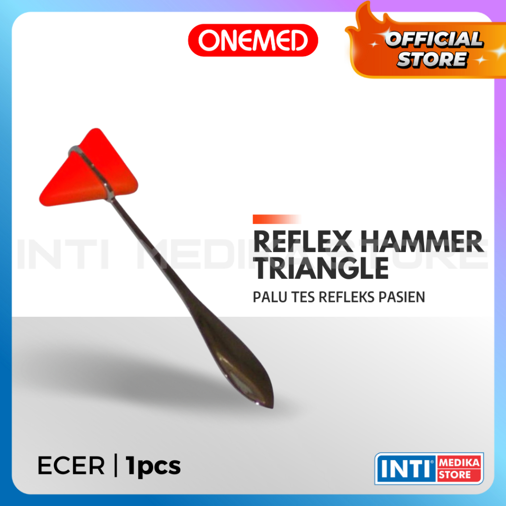 Jual ONEMED - Reflex Hammer Triangle | Palu Segitiga Tes Refleks Pasien ...