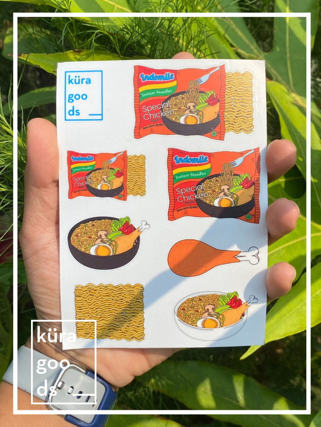 Jual Sticker Pack Indomie Ayam Spesial | Stiker Set Aesthetic Lucu ...