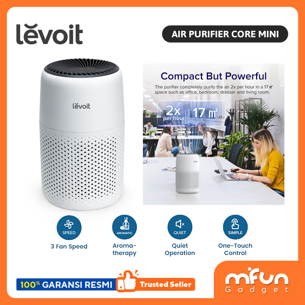 Jual Levoit Core Mini Desktop Air Purifier with Fragrance Diffuser LAP-C161 | Shopee Indonesia