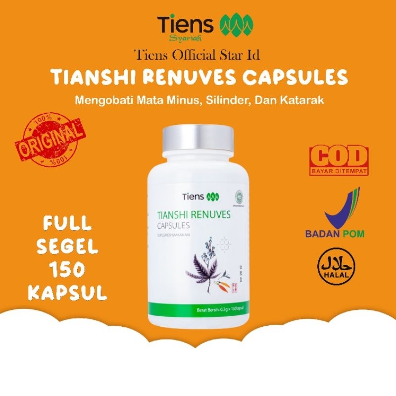 Jual Tiens Renuves Suplemen Mata Minus Ampuh dan Penyembuh Asma ...