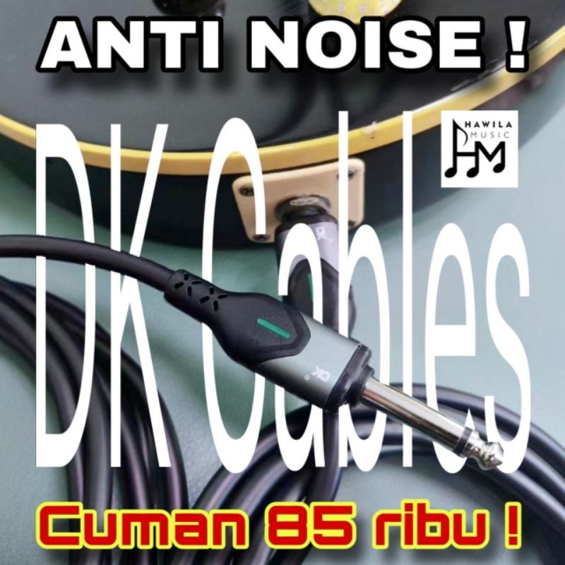 Jual ANTI NOISE cable Kabel Jack Gitar Kabel Instrument DK Technology ...