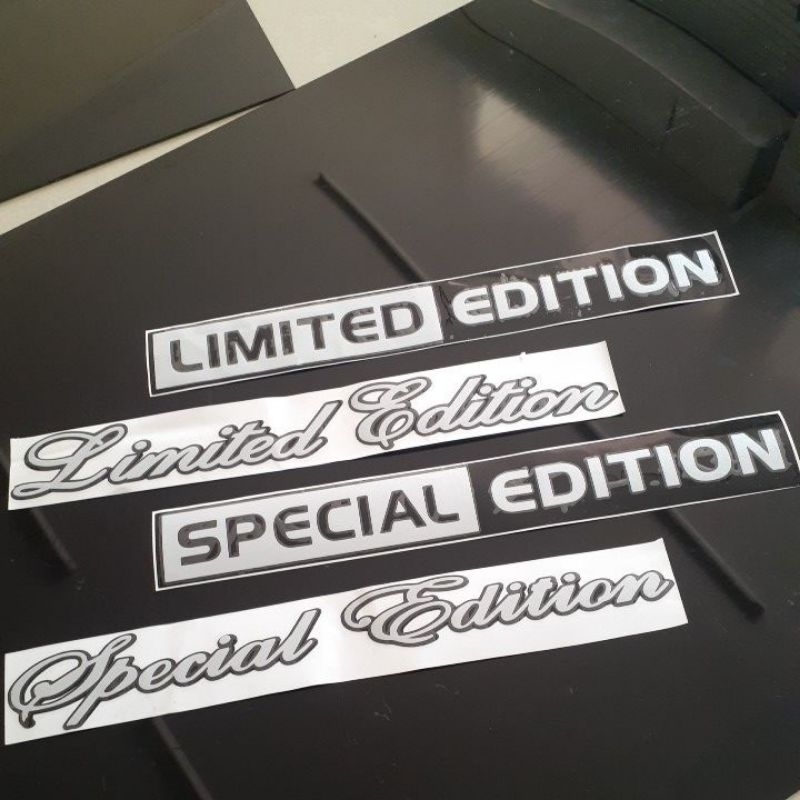 Jual stiker limited edition#stiker special edition | Shopee Indonesia