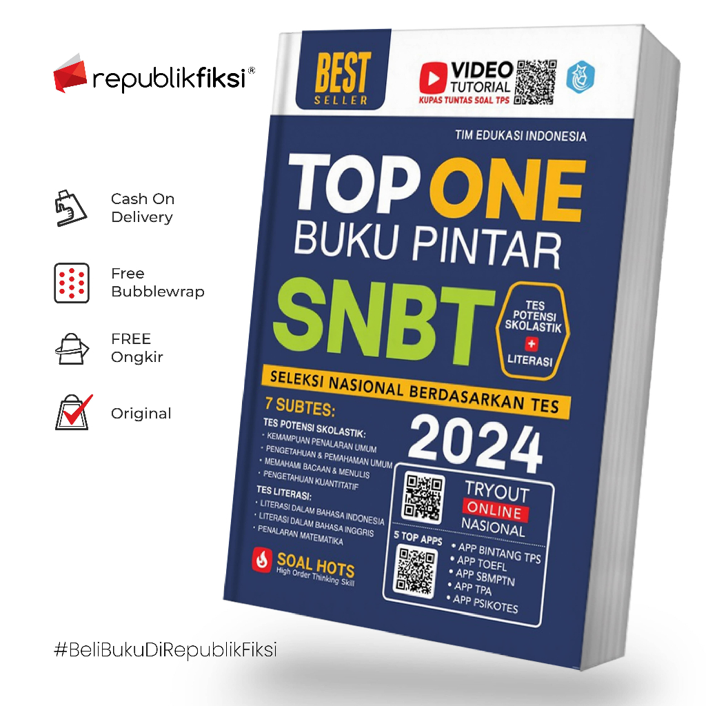 Jual Buku Top One Buku Pintar SNBT 2024 - Tim Edukasi Indonesia ...
