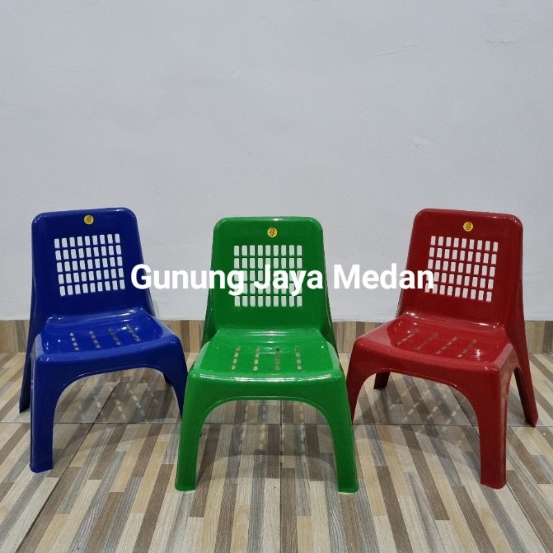 Jual Kursi Anak Plastik Kursi Belajar Anak Sandaran Bangku Anak GM ...
