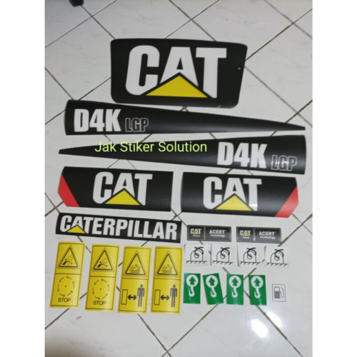 Jual Promo Stiker Dozer Caterpillar Cat D4K LGP Sticker Alat Berat ...
