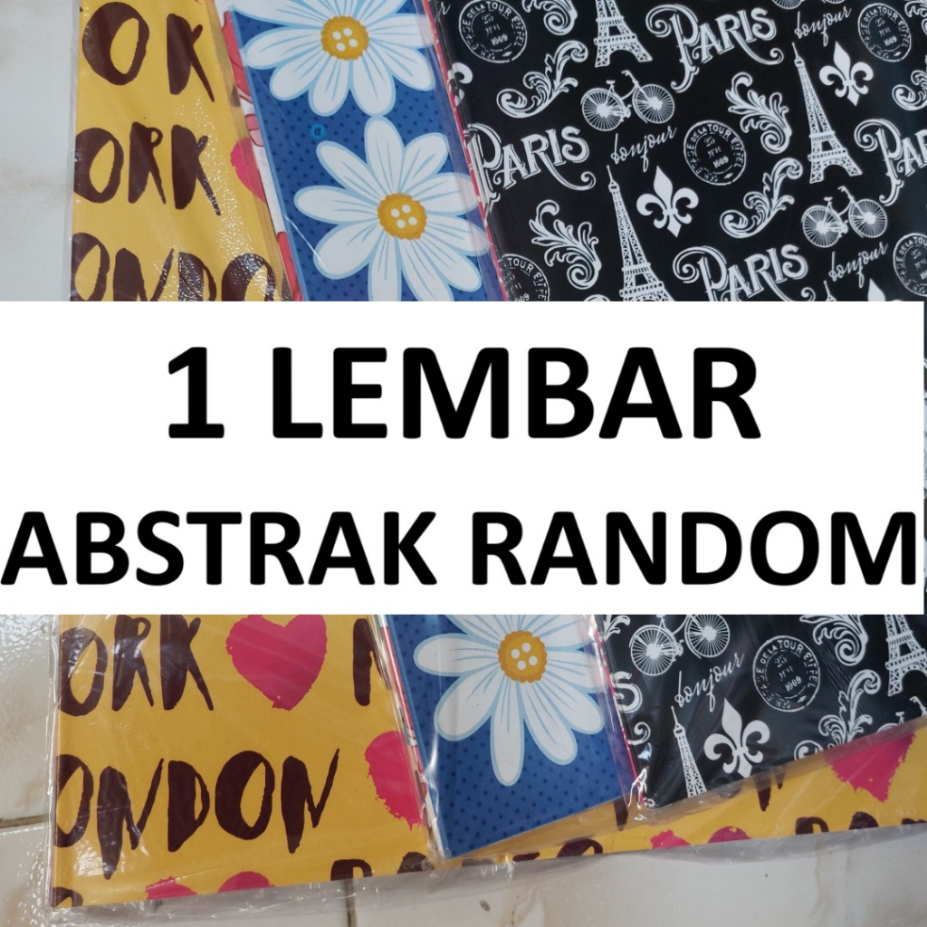 Jual Kertas Kado Kiky Abstrak Wrapping Paper Fancy Lucu 48x63cm - 1 ...