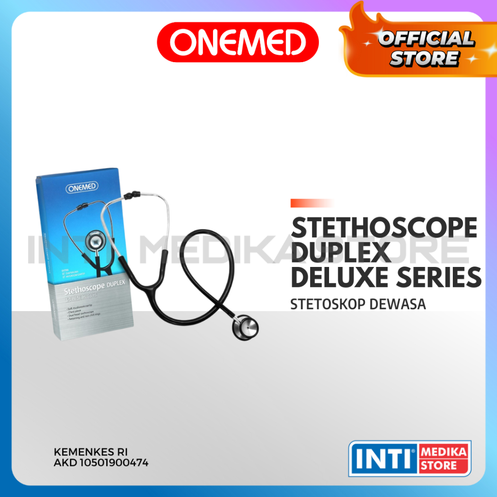 Jual ONEMED - Stethoscope DUPLEX Deluxe Series | Stetoskop Dewasa One ...