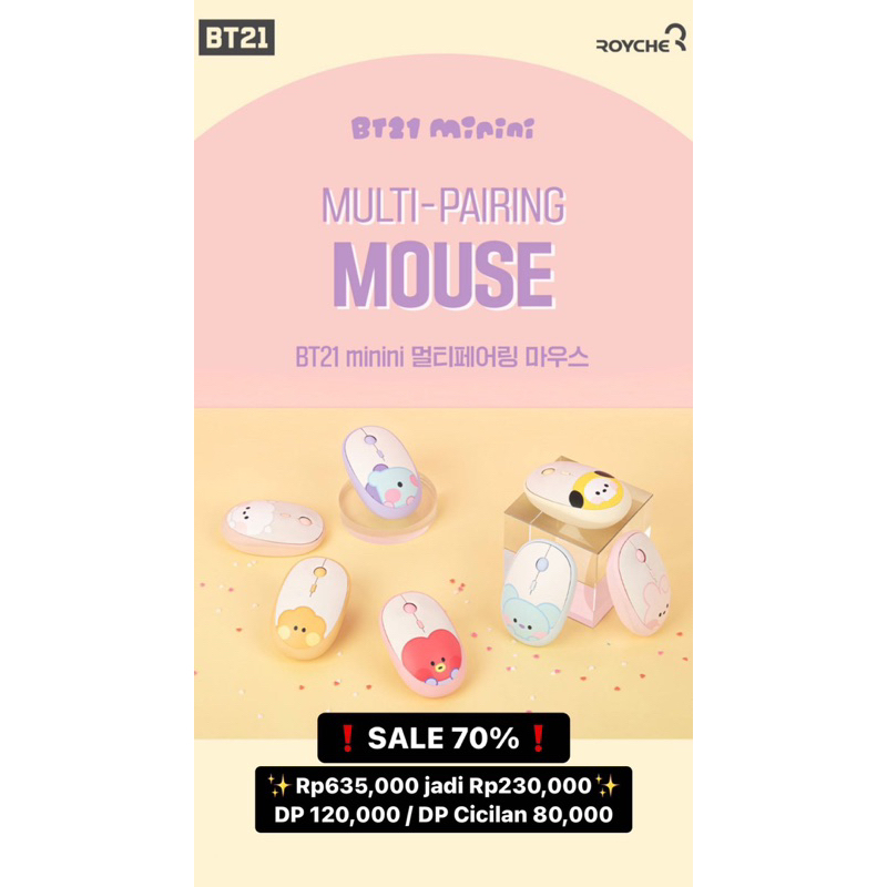 Jual BT21 - Minini Mouse / Little Buddy Mouse | Shopee Indonesia