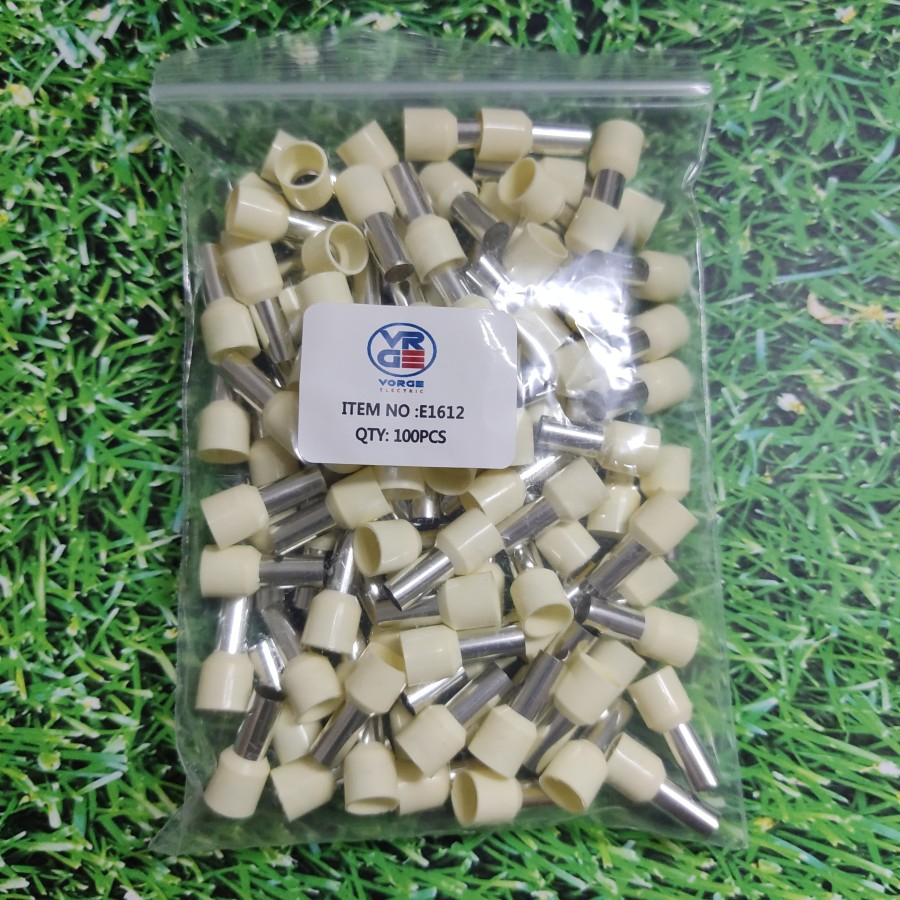 Jual FERRULES E1612 16mm Insulated SKUN KABEL Tusuk E-1612 FERULLES ...