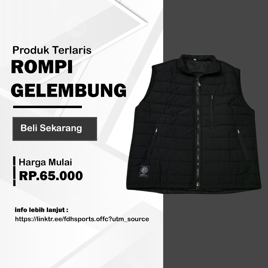 Jual Rompi Veast Pria Wanita Rompi Gelembung Dewasa Jaket Rompi Pria ...