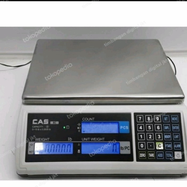 Jual TIMBANGAN CAS EC COUNTING SCALE TIMBANGAN BAUT / HITUNG PCS 6KG x 0.2G Murah | Shopee Indonesia