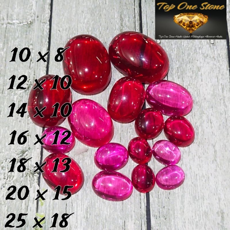 Jual [TOS] Merah Siam & Merah Rose Bangkok [ 12 x 10 ] | Shopee Indonesia