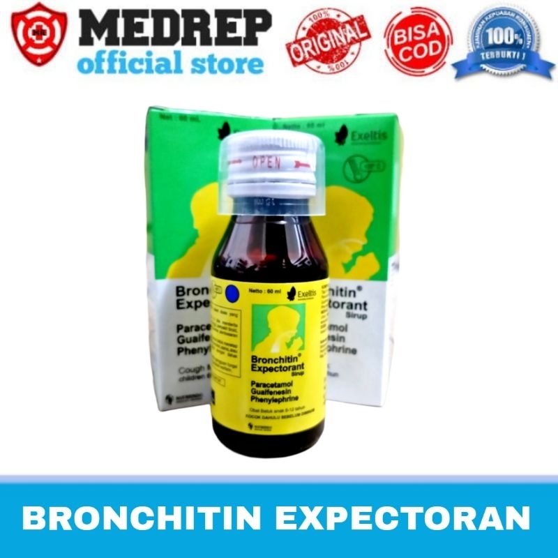 Jual Bronchitin expectorant Syrup 60ml | Shopee Indonesia
