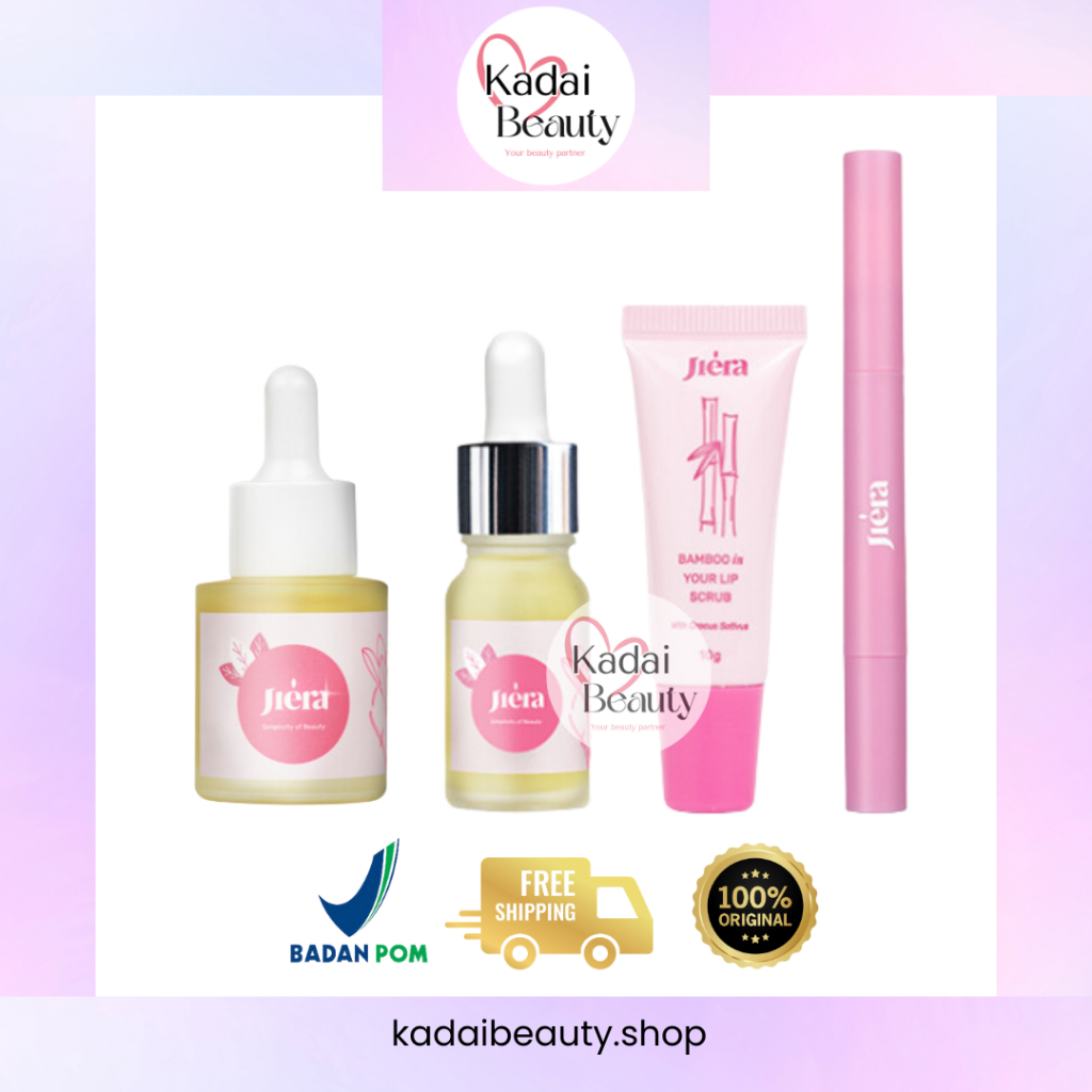 Jual JIERA Colla C Lip Infusion (Lip Essence) + JIERA Lip Serum 10ml ...