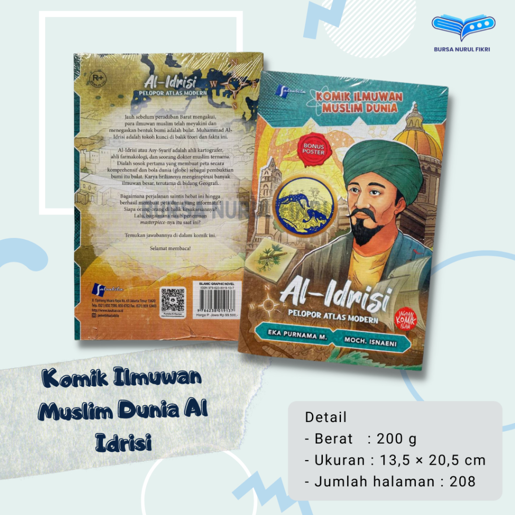 Jual Komik Ilmuwan Muslim Dunia Al-Idrisi : Pelopor Atlas Modern penerbit Salsabila | Shopee ...