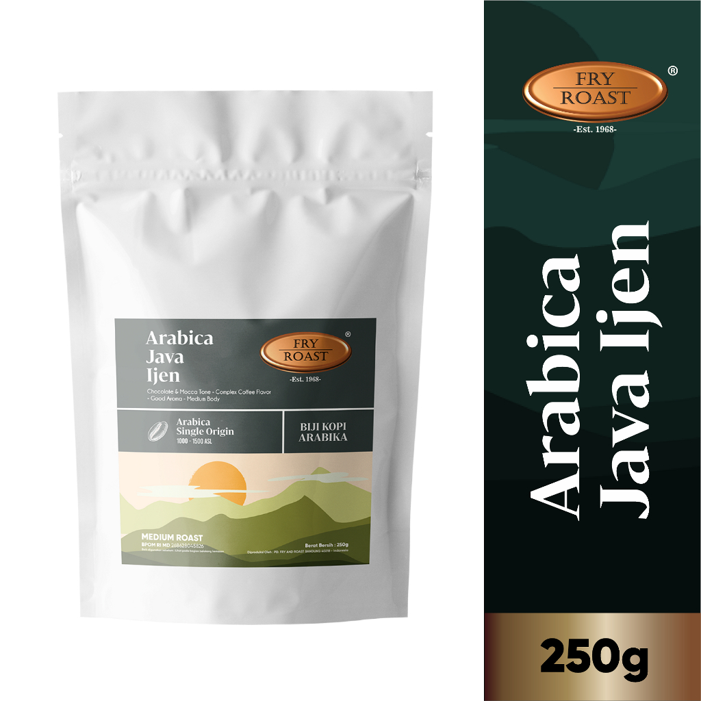 Jual KOPI ARABIKA JAVA IJEN 250 GRAM (BIJI/BUBUK) | Shopee Indonesia