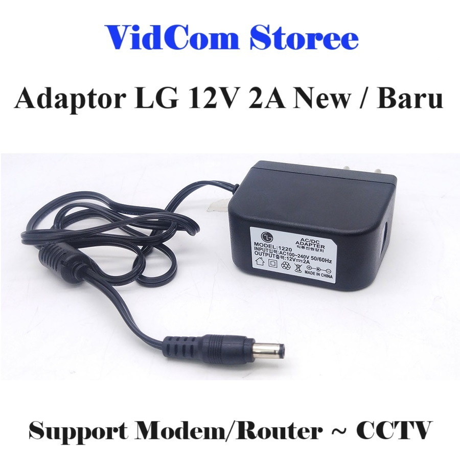 Jual Adaptor / Adapter LG 12V 2A New/Baru for Modem - CCTV dll | Shopee ...