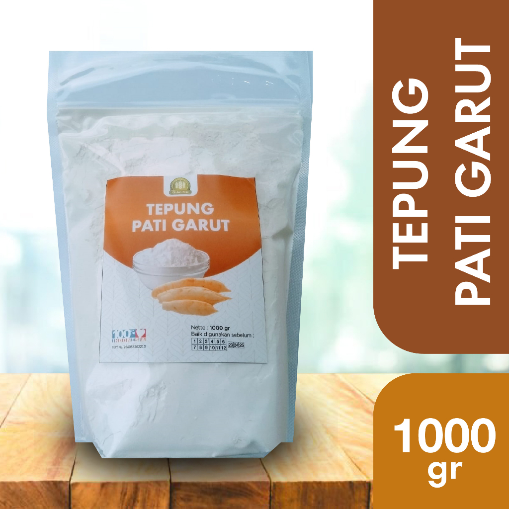 Jual Tepung Pati Umbi Garut Irut Obat Asam Lambung 1 Kg | Shopee Indonesia