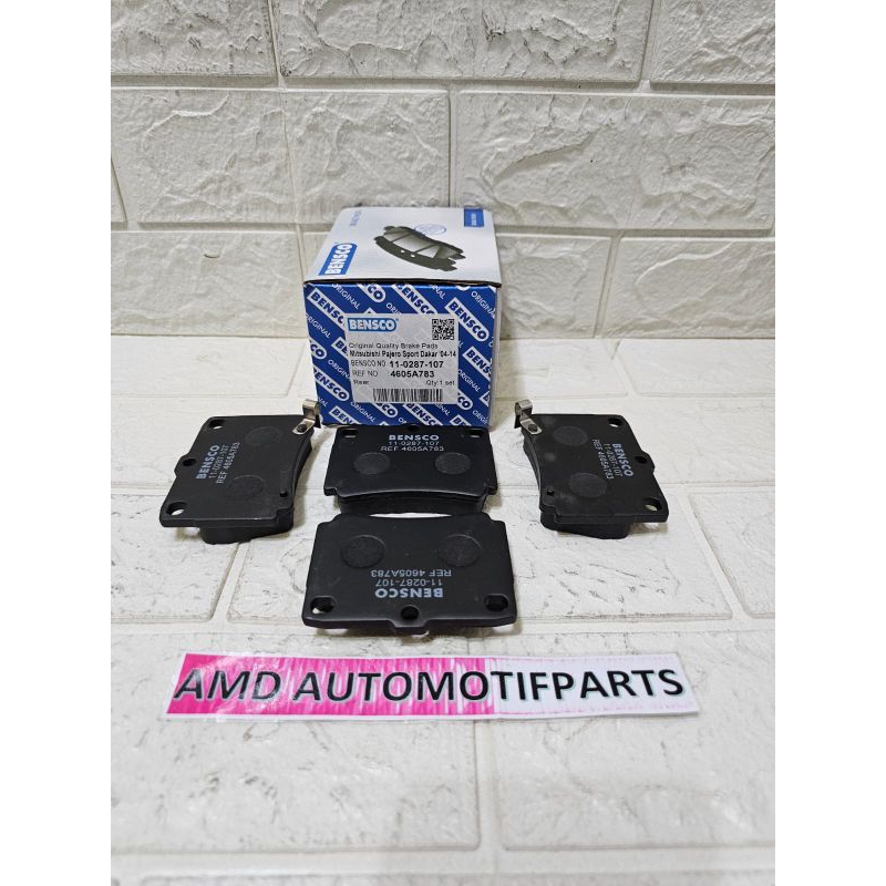 Jual Brake pad rear belakang pajero sport dakar 2004-2014 kampas rem ...