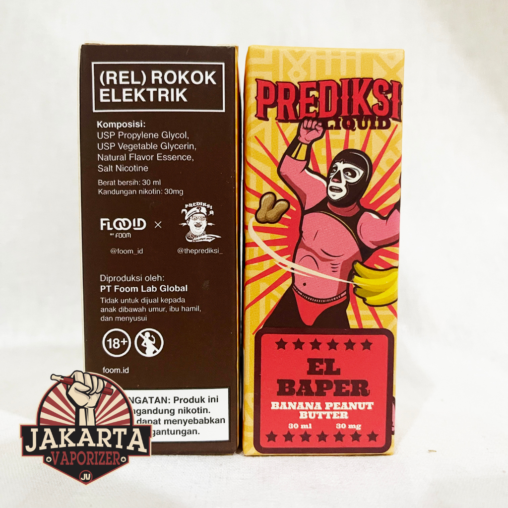 Jual [SALT] FOOM PREDIKSI EL BAPER SALTNIC 30ML 30MG BY FOOM | Shopee ...