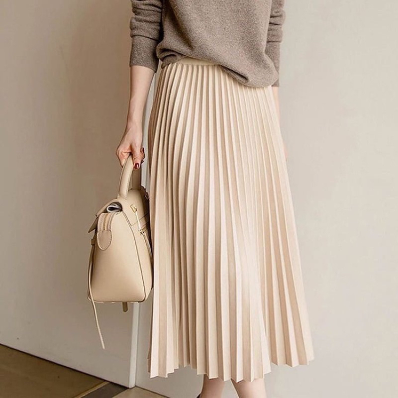 Jual MIDI PLEATED SKIRT - Rok Plisket 7/8 Premium Wanita Midi Pleats ...