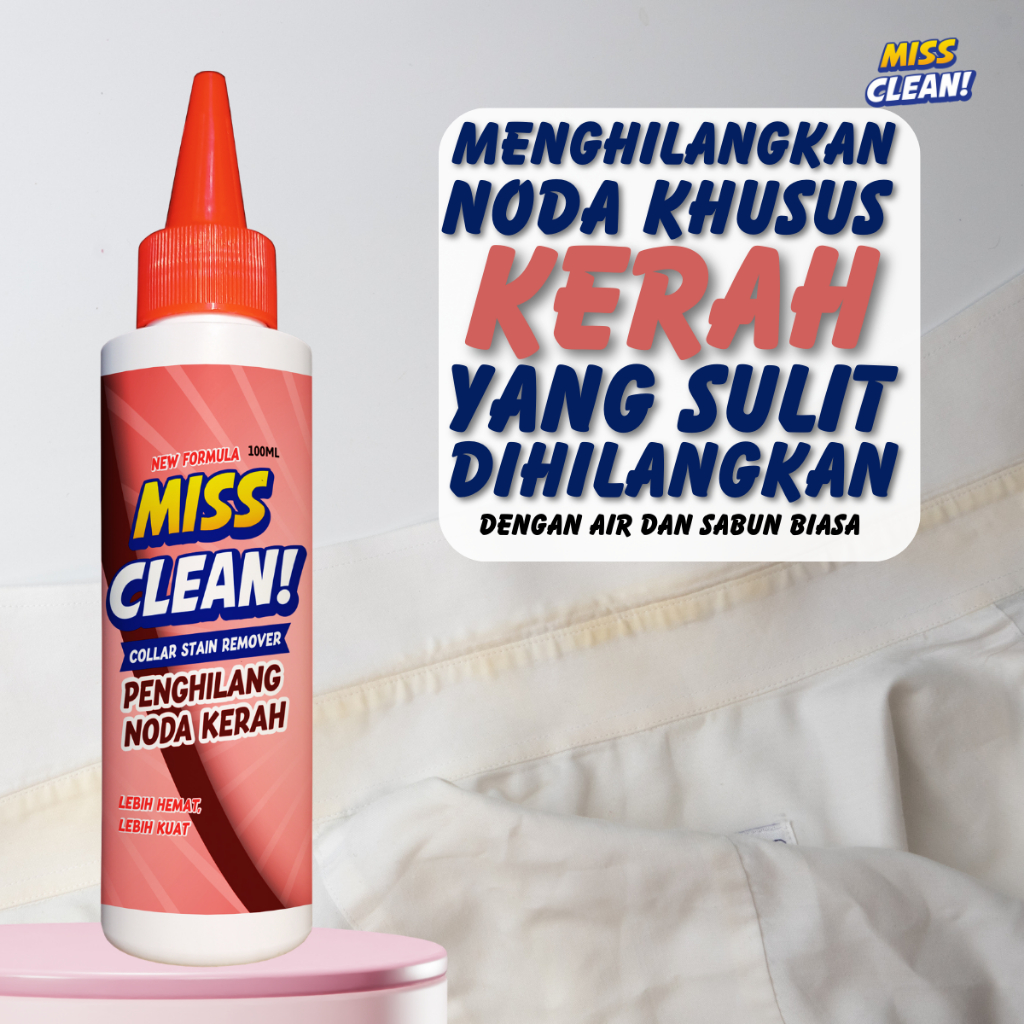 Jual Miss clean penghilang noda karat pakaian baju putih celana jeans ...