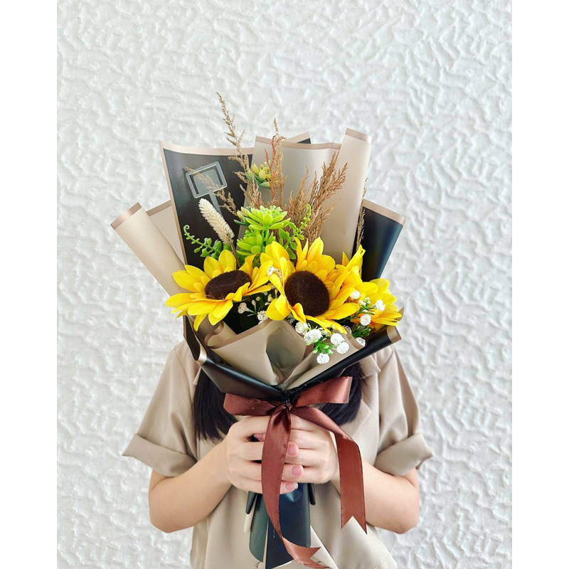 Jual buket bunga simpel bouquet murah semarang kado gift anniversary ...
