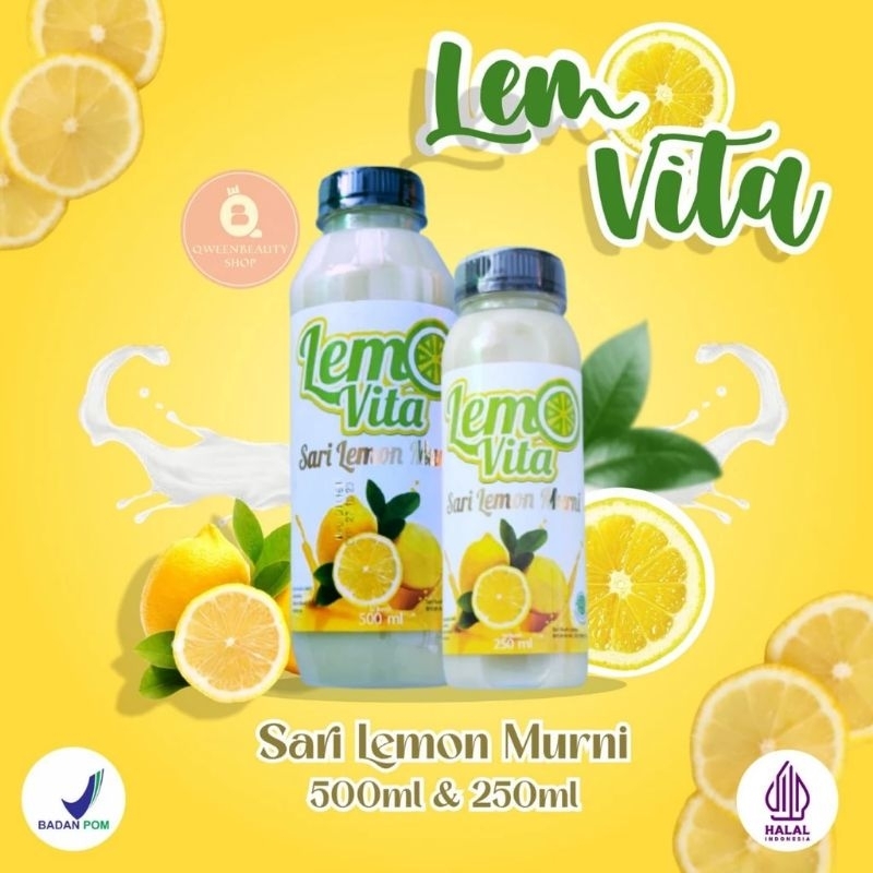 Jual LEMOVITA SARI LEMON FRESH 250 ML - JUS LEMON MURNI ALAMI 250 ML ...