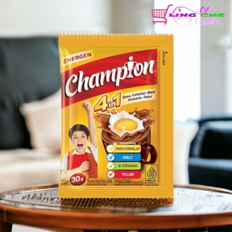 Jual PROMO!!! TERMURAH Susu Bubuk Cokelat Champion Mayora Energen ...