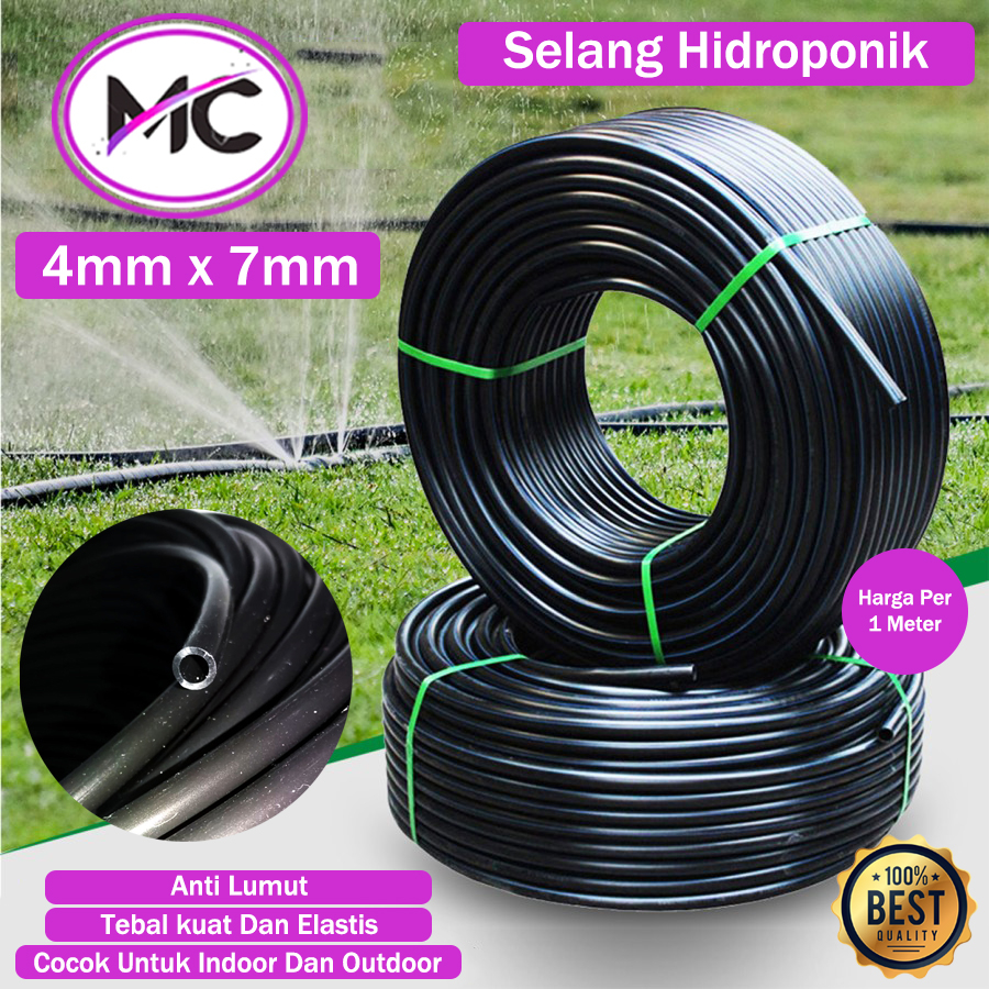Jual Selang Hidroponik PE PVC Tebal Elastis Fertigrasi Hose Irigasi ...