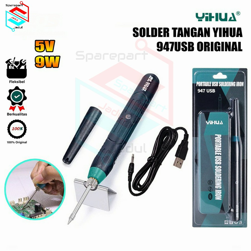 Jual Solder Portable USB YIHUA 947USB 9W Solder Timah Solder Tangan Mini 79486 | Shopee Indonesia