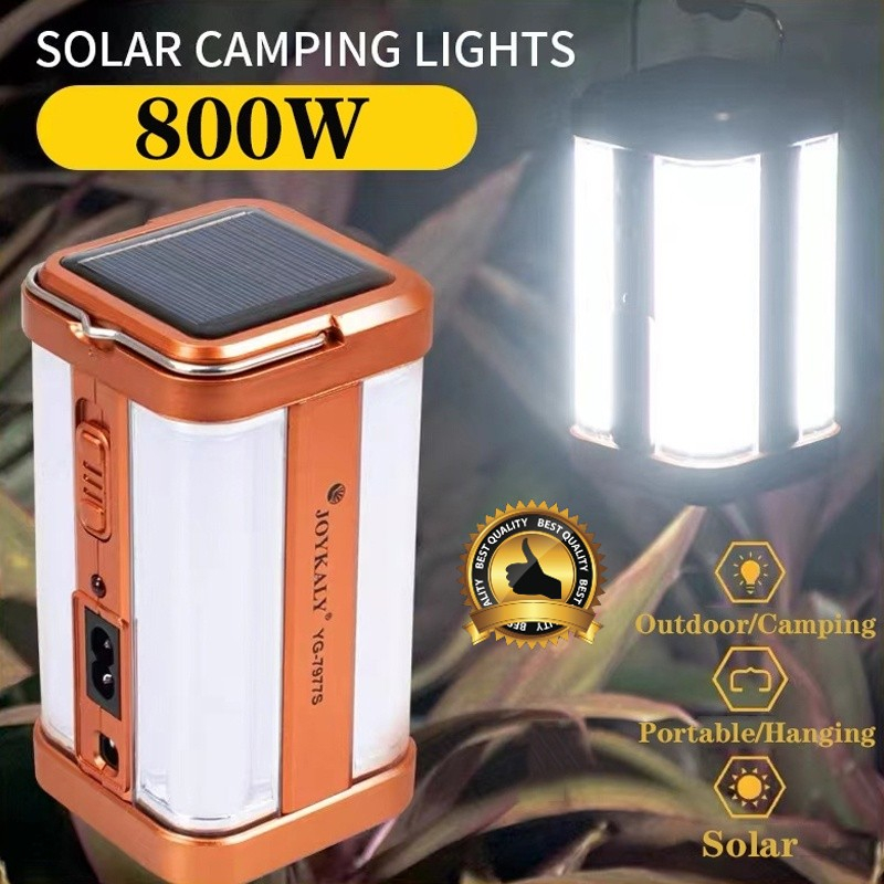 Jual Lampu Emergency Lentera 4 Sisi / Solar Camping Lamp 40 Watt + Kabel Pengisian Lampu Kemah ...