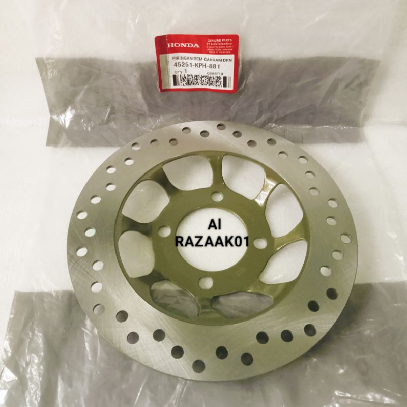 Jual Piringan Cakram Depan KPH Honda Supra x 125/Kharisma/Supra fit New Revo lama | Shopee Indonesia
