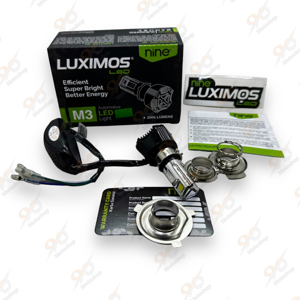 Jual Lampu Led Motor Luximos Led H6 H4 H7 M3 White AC DC Luminos ...