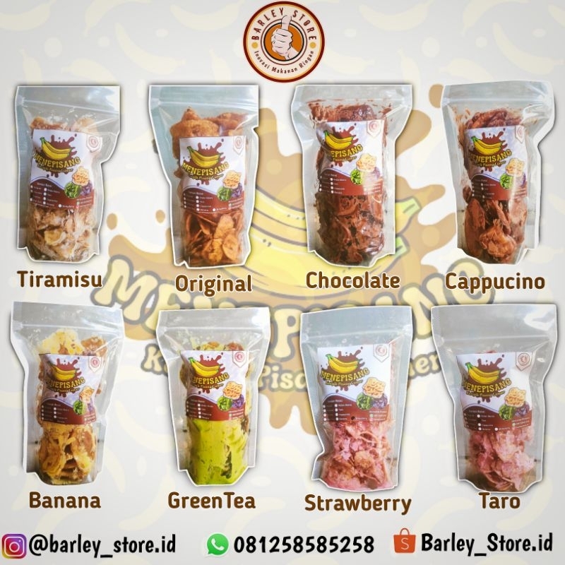 Jual Keripik Pisang Lumer 120g Viral Varian Rasa | Shopee Indonesia